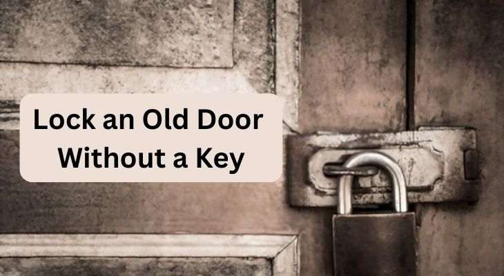How to Lock an Old Door Without a Key